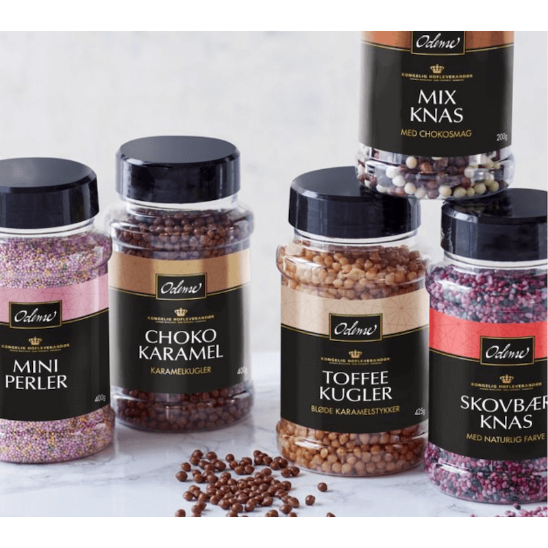 Mini Perler Topping 400g - Odense Marcipan