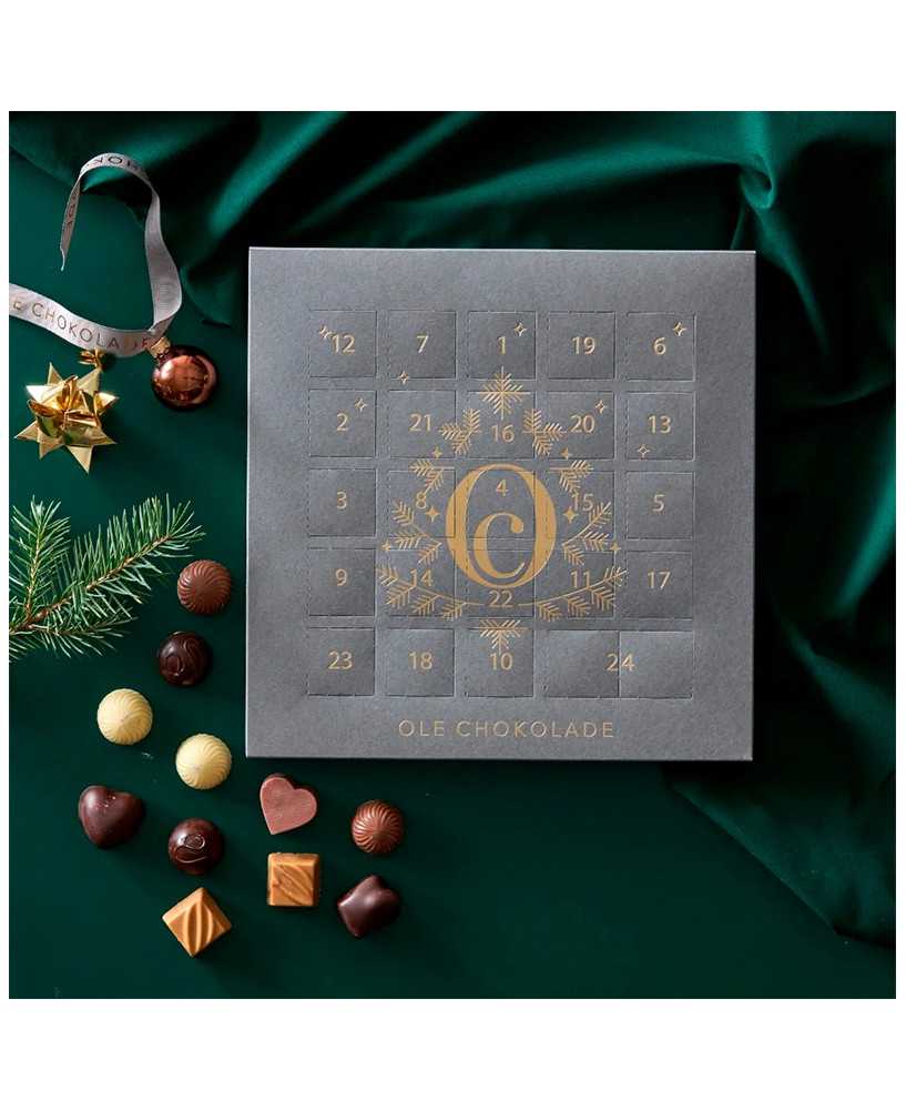 Chokolade kalender Klassisk + Messias Portvin